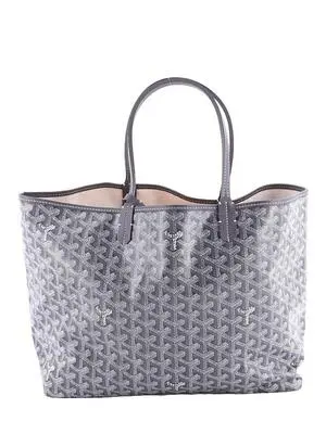Goyard PM Saint Louis Tote Coated Canvas Gray