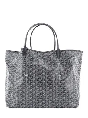 Goyard GM Saint Louis Tote Coated Canvas Gray