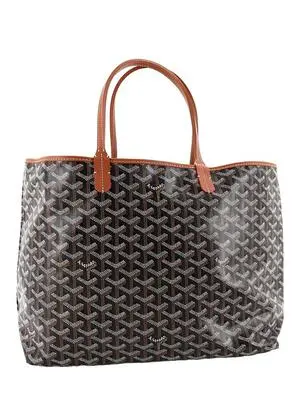 Goyard PM Saint Louis Tote Coated Canvas Brown