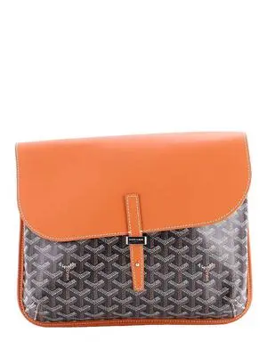 Goyard Coursier Messenger Bag Coated Canvas And Leather - Brown