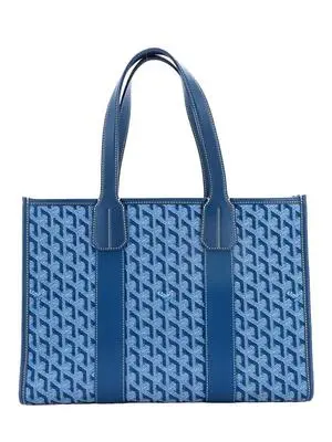Goyard Pm Villette Tote Canvas - Blue