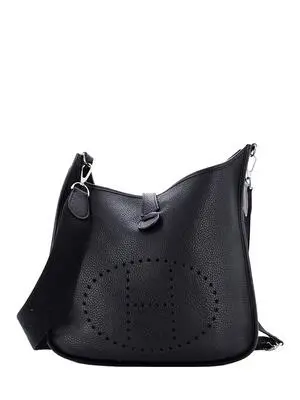 Hermès Gm Evelyne Bag Gen Iii Clemence - Black
