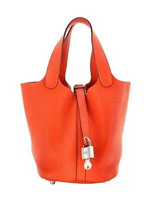Hermès Picotin Lock Bag Clemence Pm - Orange
