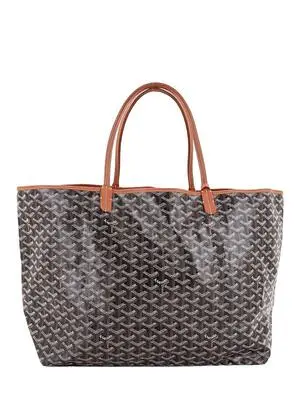 Goyard GM Saint Louis Tote Coated Canvas Brown