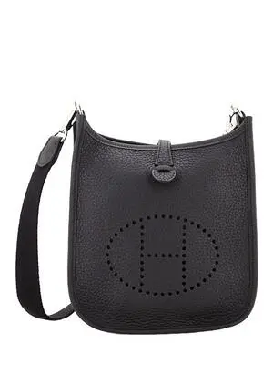 Hermès TPM Evelyne Bag Gen III Clemence Black