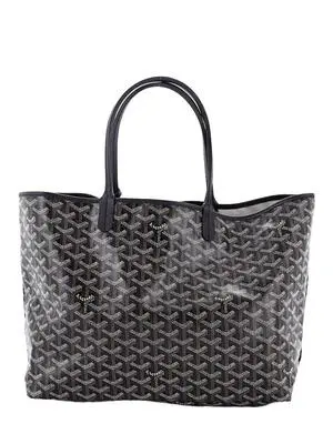 Goyard Saint Louis PM Tote Coated Canvas Black