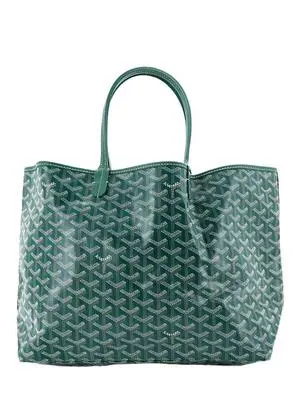 Goyard PM Saint Louis Tote Coated Canvas Green
