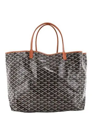 Goyard GM Saint Louis Tote Coated Canvas Brown