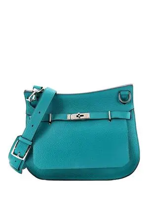 Hermès 28 Jypsiere Bag Clemence Blue