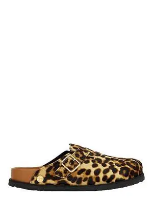 BIRKENSTOCK Boston Pony Hair Exq 1774 Mule - Leopard