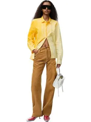 Loewe Shirt In Technical Cotton - Yellow