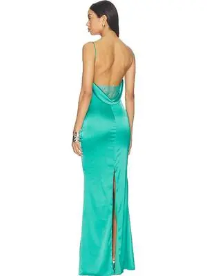 Katie May Hope Gown - Ocean Turq