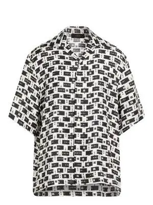 Amiri Shirt Size Silk - Black