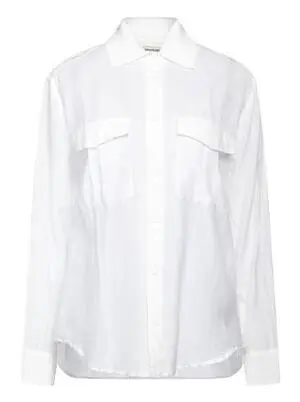 Zadig&Voltaire Cotton And Viscose Blend Safari Shirt - White