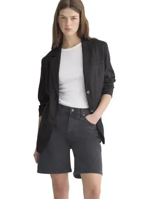 Everlane Loose Fit Denim Shorts - Black