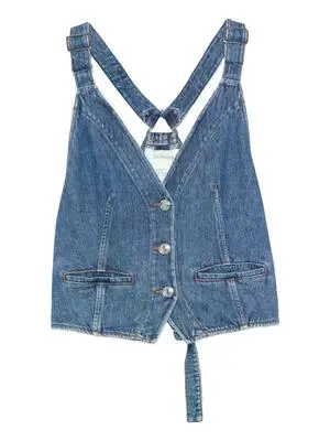 Sportmax Dama Button-up Top - Blue