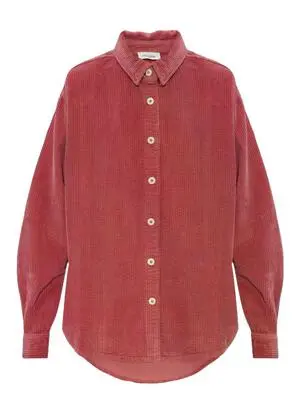 American Vintage Padow Corduroy Shirt - Red