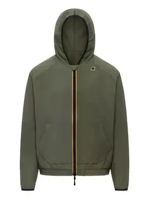 K-WAY Sia Zip-Up Hooded Jacket Green
