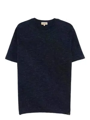 Woolrich Crew-neck Knitted T-shirt - Blue