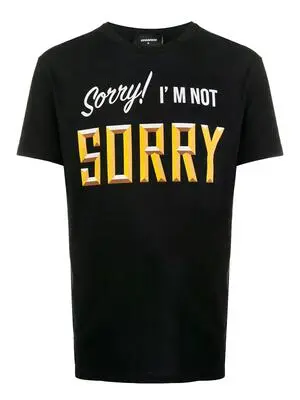 Dsquared2 Graphic Print T-shirt - Black