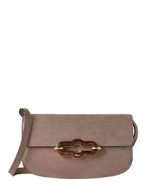 Mulberry Flap-top Cross Body Bag - Brown