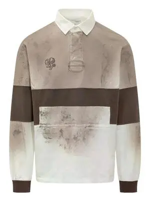 WOC Striped Polo Shirt - Neutrals