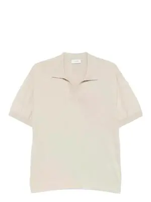 PAOLO PECORA V-neck T-shirt - Neutrals