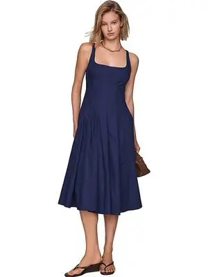 Maeve Tarryn Fit & Flare Midi Dress - Eclipse