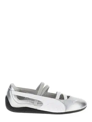PUMA Speedcat Ballet Metallic Ballerina Sneakers Argento