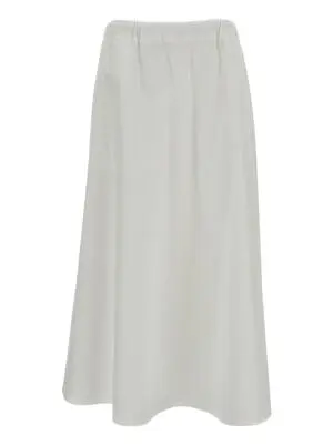 META CAMPANIA COLLECTIVE Long Flared Cotton Skirt