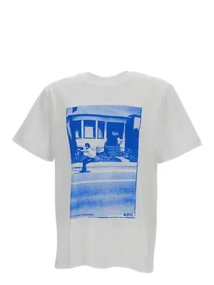 A.P.C. Short-sleeved Shirt With Print