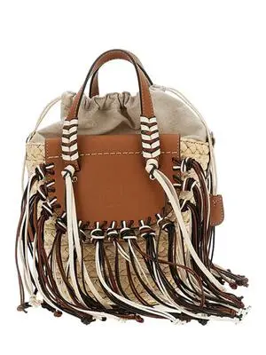 CUBA LAB Habanera Handbag With Fringes Multicolor