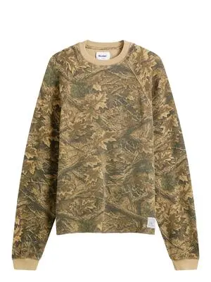 BUTTER GOODS Long Sleeve Waffle Top - Forest Camo