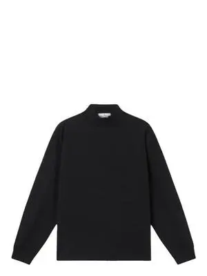 Stone Island Oversized Longsleeve Mock Neck With Embroidery Back Logo - Multicolor