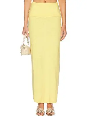 LOVERS AND FRIENDS Lumielle Maxi Skirt - Yellow