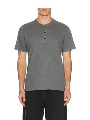 Rag & Bone Classic Flame Henley In . Also - Grey