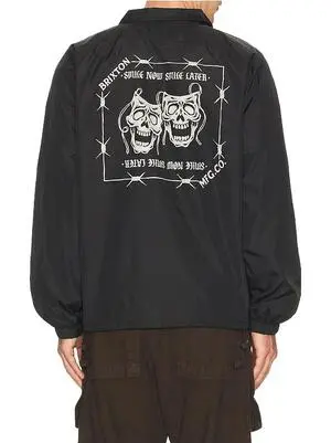 Brixton Watchman Lightweight Coaches Jacket - Black
