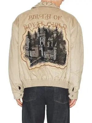 BIRTH OF ROYAL CHILD Corduroy Castle Jacket - Brown