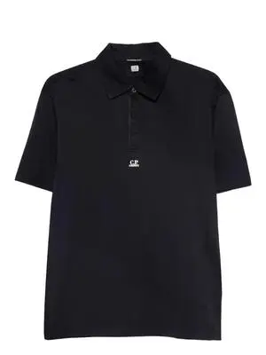 C.P. COMPANY Cotton Polo Shirt - Blue