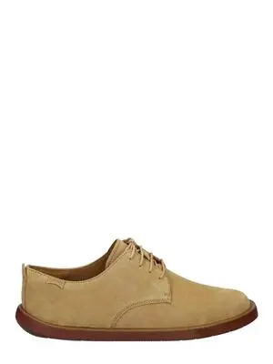 Camper Suede Leather Derby Shoes - Neutrals