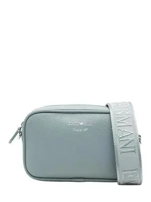 Emporio Armani Mini Logo-strap Shoulder Bag - Blue