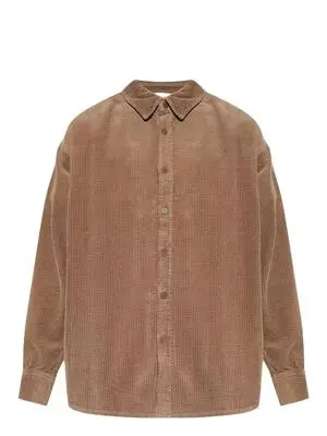 American Vintage Padow Corduroy Shirt Brown