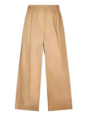 Max Mara Elasticated Pleated Trousers - Neutrals
