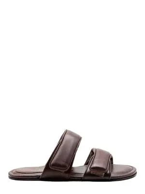GIABORGHINI Julianne Flat Sandals - Brown