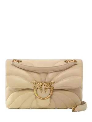 Pinko Large Love Bag Puff Quilted Shoulder Bag - Neutrals