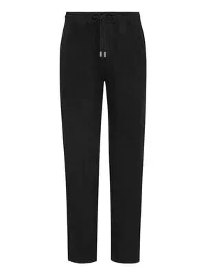 Vilebrequin Drawstring Linen Trousers - Black
