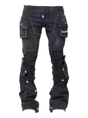 GUAPI Paneled Jeans - Black
