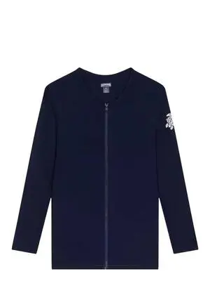 Vilebrequin Long Sleeve Zip Up Rash Guard - Blue