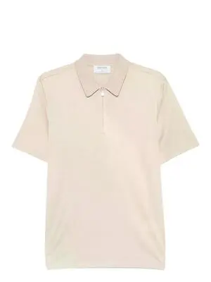 GRAN SASSO Zip Polo Shirt - Neutrals