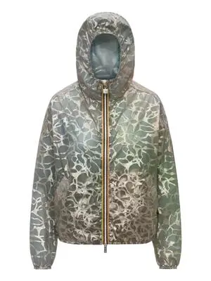 K-WAY Laurette Hooded Lightweight Jacket - Blue